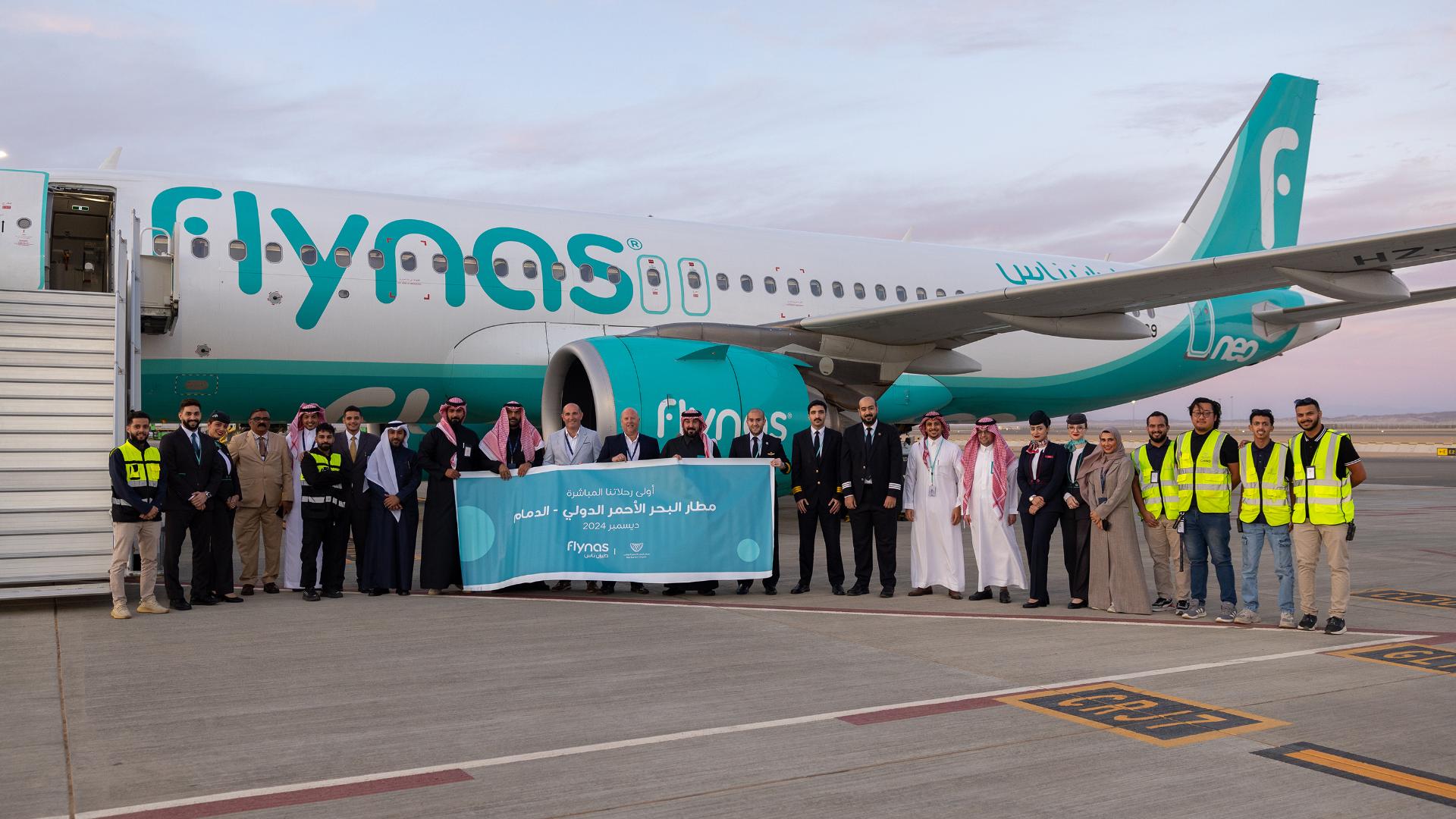 flynas celebrates 1st flight from Dammam to the Red Sea - SAFE Saudi ...